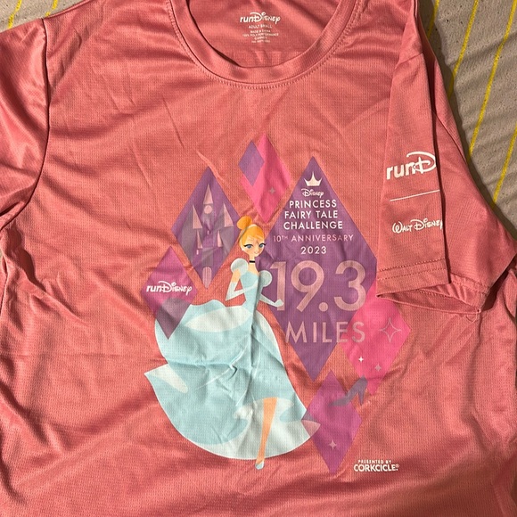 Disney | Shirts | Rundisney 223 Half Marathon Princess Fairy Tale ...
